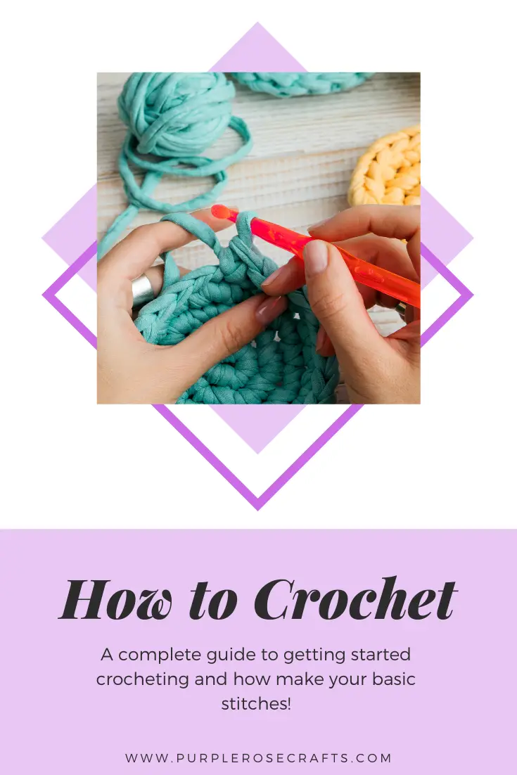 Beginner Crochet: Getting started with the Basic Stitches