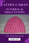 How to Knit: Lattice Cables Pattern – Intermediate Level