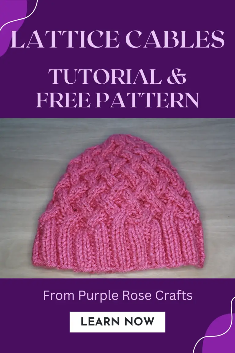 How to Knit: Lattice Cables Pattern – Intermediate Level
