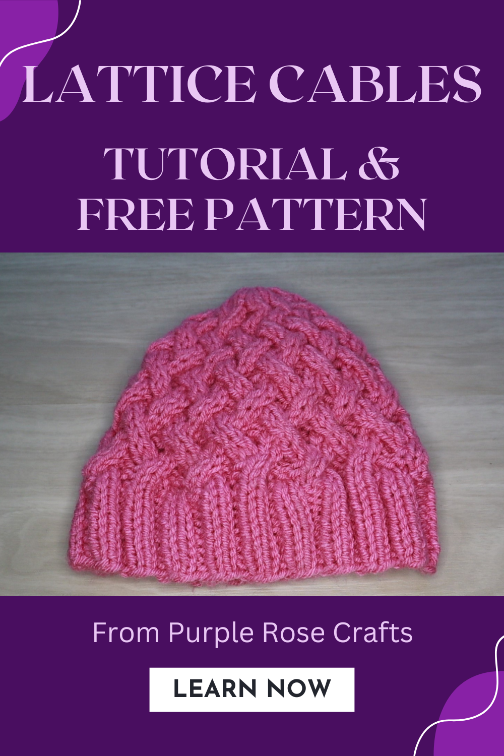 How to Knit: Lattice Cables Pattern – Intermediate Level