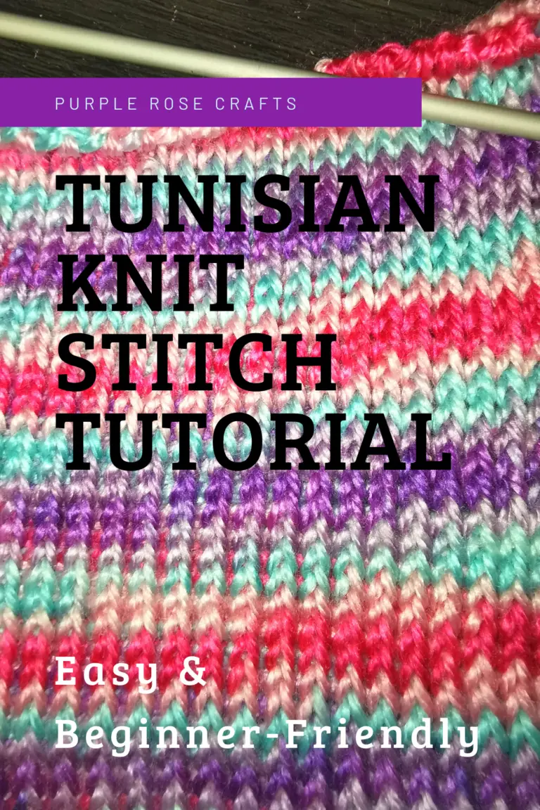 How to: Tunisian Knit stitch – Easy Tunisian Crochet